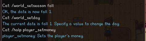 Chat Commands At Stardew Valley Nexus Mods And Community