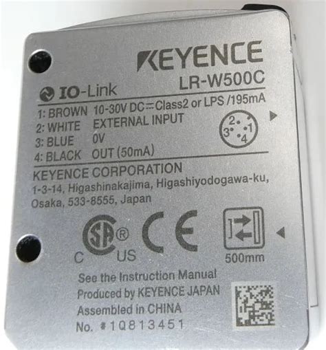 Keyence Lr W500c Laser Sensor Used Working From Japan 132 88 Picclick Ca