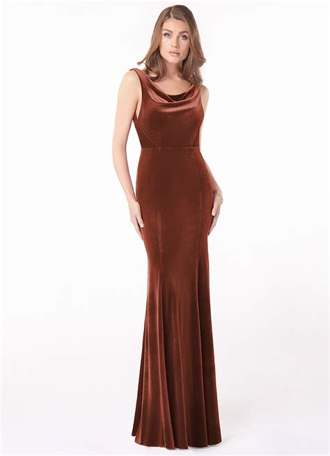 Azazie Katya Terracotta Bridesmaid Dresses Azazie Uk
