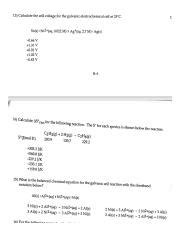 Calculate Cell Voltage And Reaction Equations For Galvanic Cells Course Hero