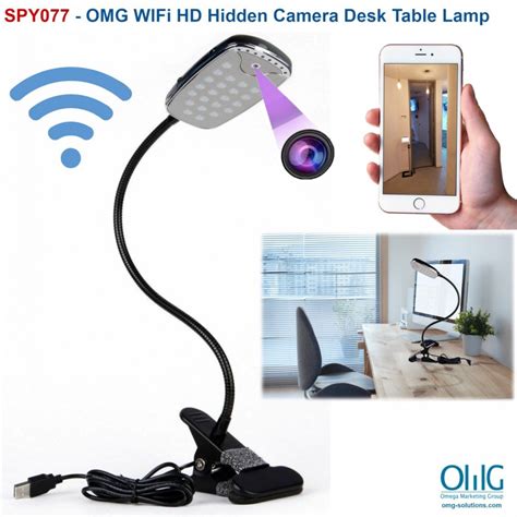 Spy077 Omg Wifi Hd Hidden Camera Desk Table Lamp With Night Vision Omg Solutions