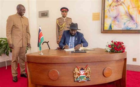 South Sudan President Salva Kiir In Kenya For Bilateral Talks Photos The Standard