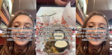 Woman Refuses To Tip Server Who Bullied Her In High School But Faces A