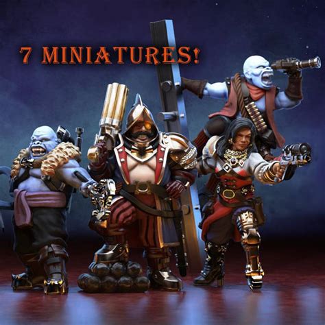 Space Pirate Command Bundle Anvil Industry Modular Miniatures For