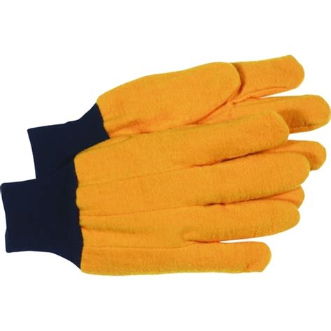 Boss 4037 Clute Cut Chore Gloves L Straight Thumb Knit Wrist Cuff