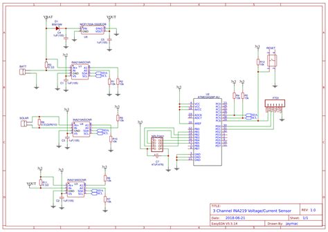 Channel Voltage And Current Sensor OSHWLab