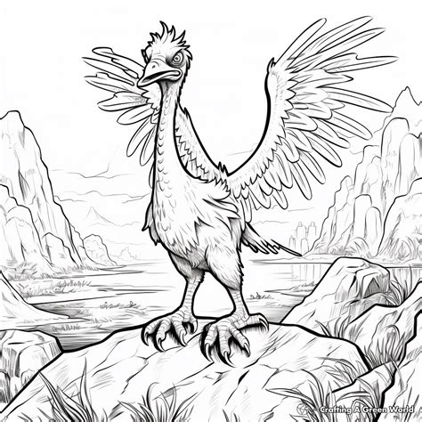 Pyroraptor Coloring Page Coloring Pages