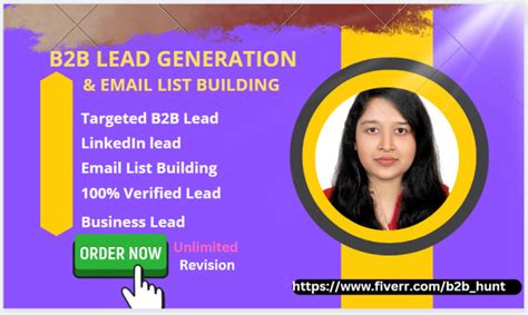 Do Targeted B2b Linkedin Lead Generation Email List Building By B2b