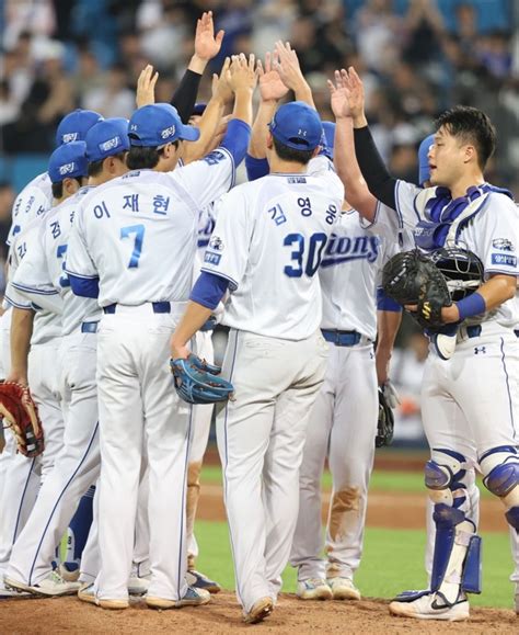 야구 삼성 라이온즈 백투백투백 홈런으로 2연승 달성 스포츠 미디어 시리 Sport Media Siri