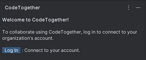 getting started with live collaboration codetogether documentation