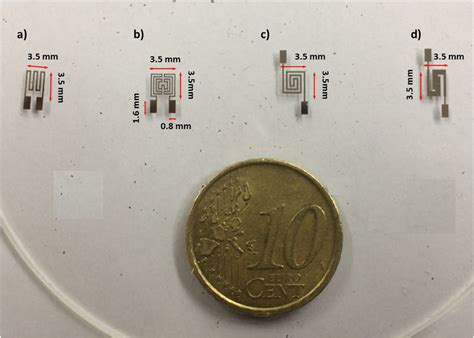 Four Different Micro Heater Geometries A Meander B Fan C Spiral