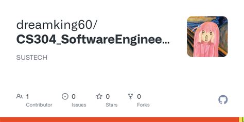 Github Dreamking60cs304softwareengineering Sustech