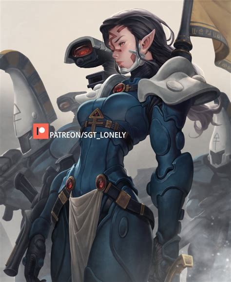 Eldar Warhammer 40k Drawn By Sgtlonely Danbooru