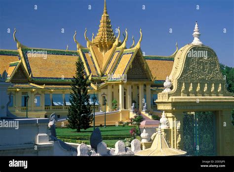 The Architecture Of The Royal Palace In The City Of Phnom Penh Of