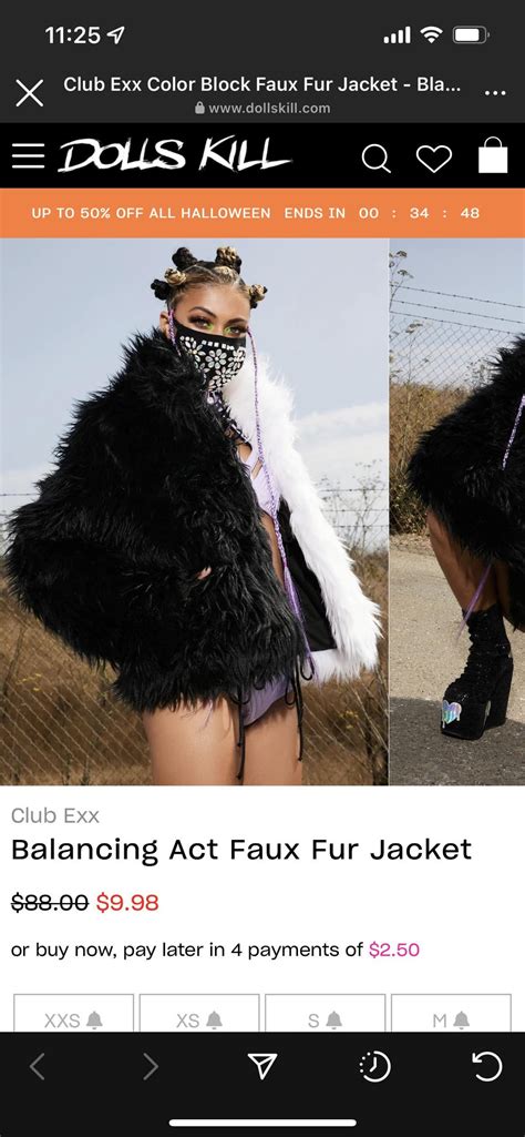 Looking For A Half Blackhalf White Shaggy Faux Fur Coat Like This It