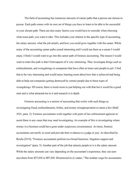 Basic Accounting Written Assignment Unit 1 The Field Of Accounting Has Numerous Amounts Of