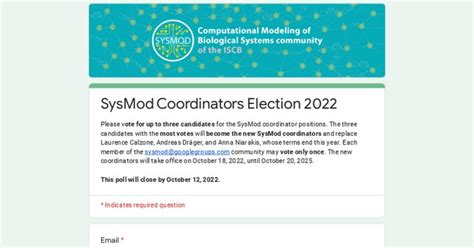Bhanwar Puniya On Linkedin Sysmod Coordinators Election 2022