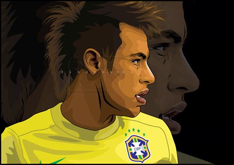 Neymar Vector Art By Indrorobo On Deviantart