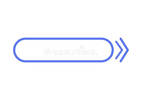 Arrow Box Rounded Flow Icon Stock Vector Illustration Of Transition