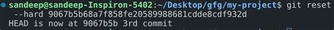 how to undo “git commit amend geeksforgeeks