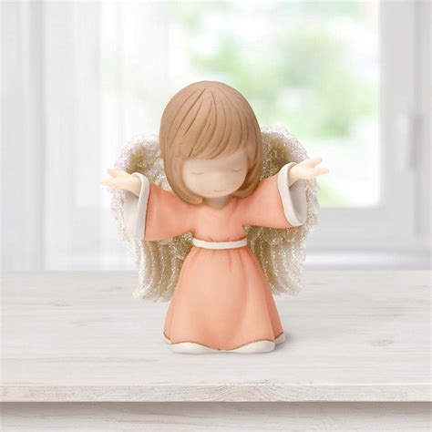 Precious Moments Tabletop Resin Open Arms Angel Mini Figurine 163504