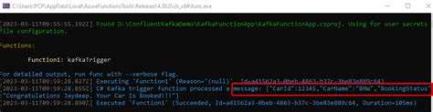 Kafka Application With Confluent Cloud And Azure Function App Using NET Core 7