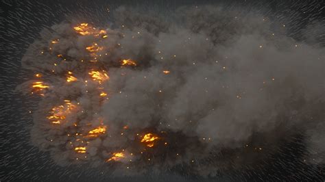 Animated Fire Vdb Models D Model Animated Cgtrader