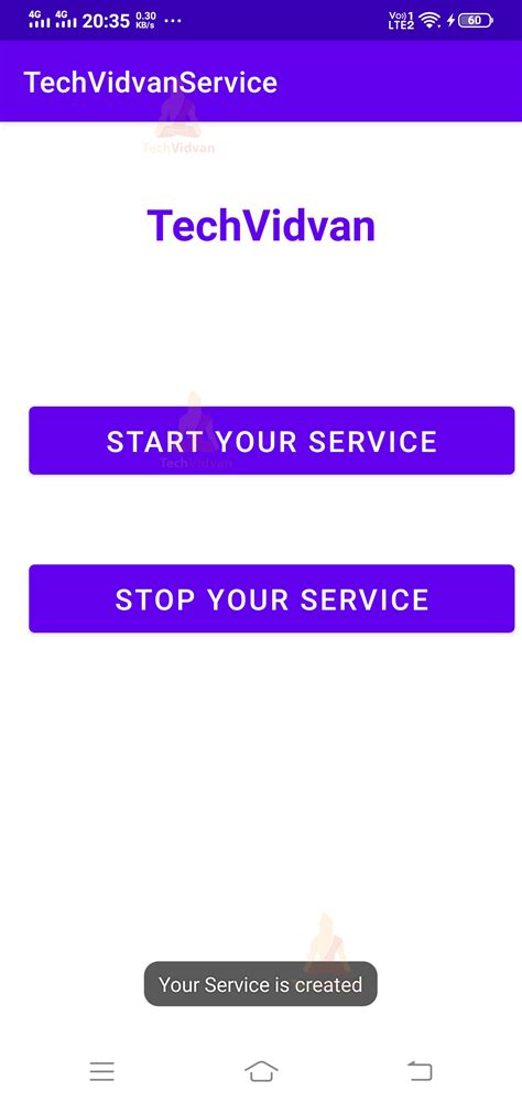 Services In Android TechVidvan