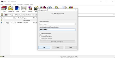 How To Protect A Zip Or Rar File With A Password Blog