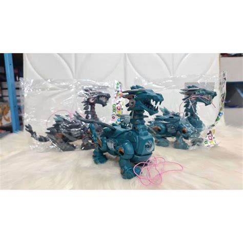Promo Mainan Robot Naga Baterai Bisa Jalan Lampu Dan Ada Suara Diskon