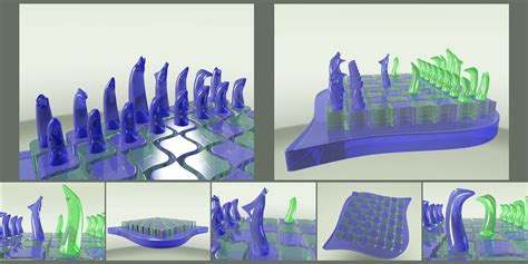 Abstract Chess Set By Hartkitt On Deviantart