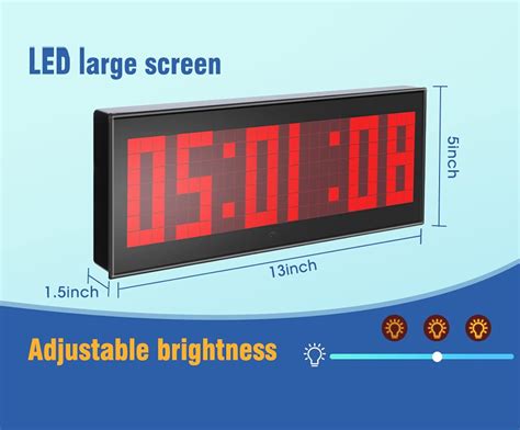 Buy BTBSIGN LED Digital Countdown Wall Clock With Remote Gym Fitness Sport Timing Clock Online