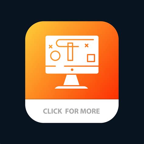 computer design display graphics mobile app button android and ios