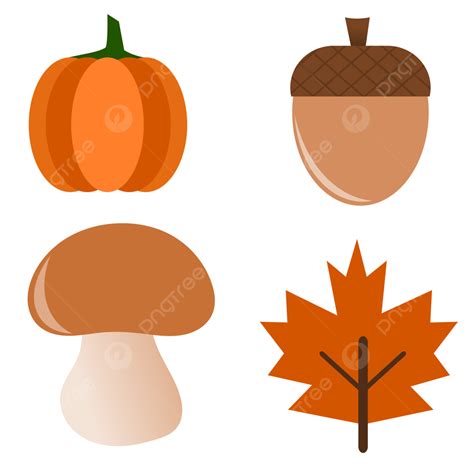 가을 아이콘 세트 가을 이파리 낙엽 Png 일러스트 및 벡터 에 대한 무료 다운로드 Pngtree