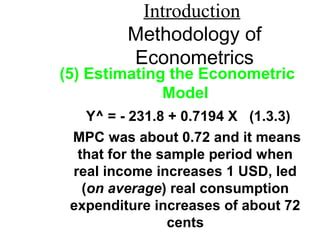 Basic Econometrics Lectues PPT
