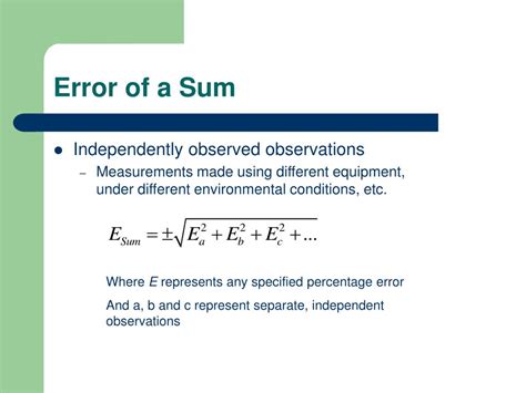Ppt Theory Of Errors In Observations Powerpoint Presentation Free Download Id 4320994