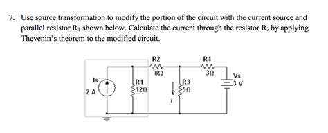 solved 7 use source transformation to modify the portion of