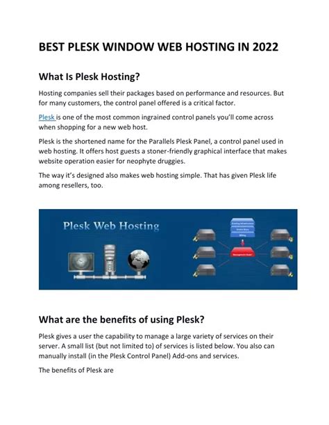 PPT BEST PLESK WINDOW WEB HOSTING IN 2022 PowerPoint Presentation