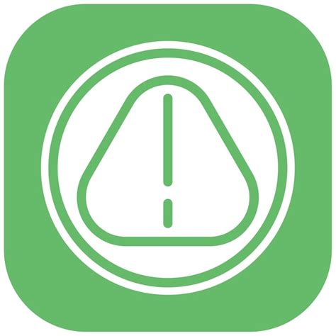 Ícone De Aviso De Perigo Vetor Premium