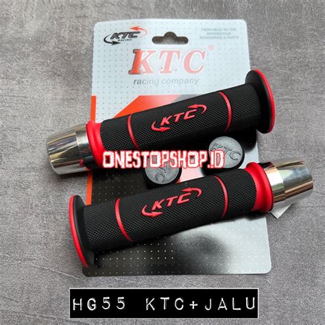Jual HANDGRIP HANDFAT SARUNG GAS KTC RACING JALU STANG CHROME