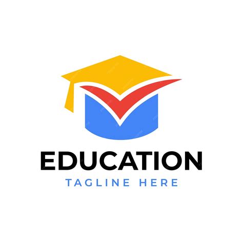 Diseño De Vector De Icono De Logotipo De Verificación De Sombrero De