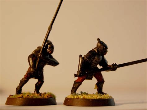 Figurka 2 Ork Uruk Hai Włócznia Lotr Władca Hobbit Lord Gdańsk