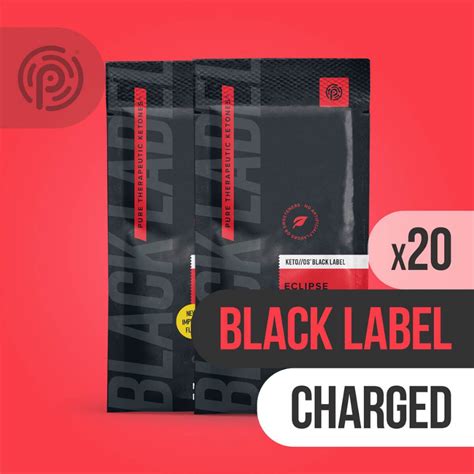 𝗥𝗲𝗮𝗱𝘆 𝗦𝘁𝗼𝗰𝗸 Pruvit Ketoos® Nat Black Label Eclipse Charged 𝗡𝗲𝘄