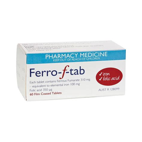 Iron And Folic Acid 60 Tablets Wholelife