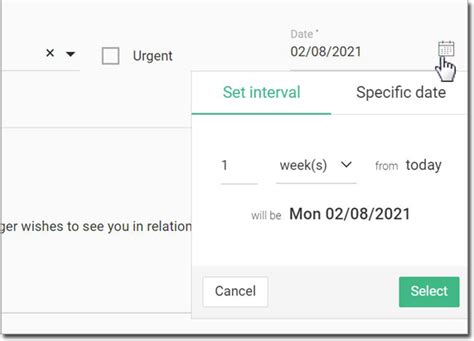 Generate A Recall From The Patient S Record