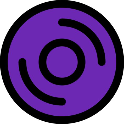 Compact Disk Generic Outline Color Icon Compact Disk Generic Outline Color Icon