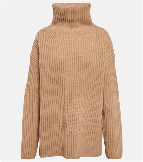 Turtleneck Wool Sweater In Beige Joseph Mytheresa