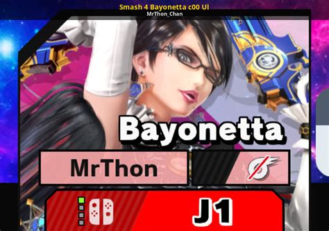 Smash 4 Bayonetta C00 Ui Mod For Super Smash Bros Ultimate Ssbu Mods