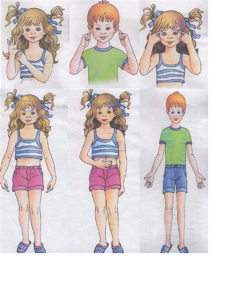 Дидактична гра Частини тіла Інші методичні матеріали Дошкілля