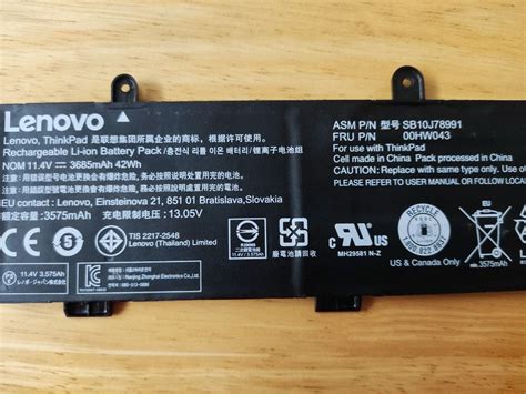 Lenovo Yoga E Battery Computers Tech Laptops Notebooks On Carousell